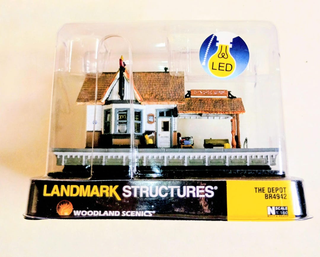 Landmark Structures Woodland Scenics the Depot - Etsy
