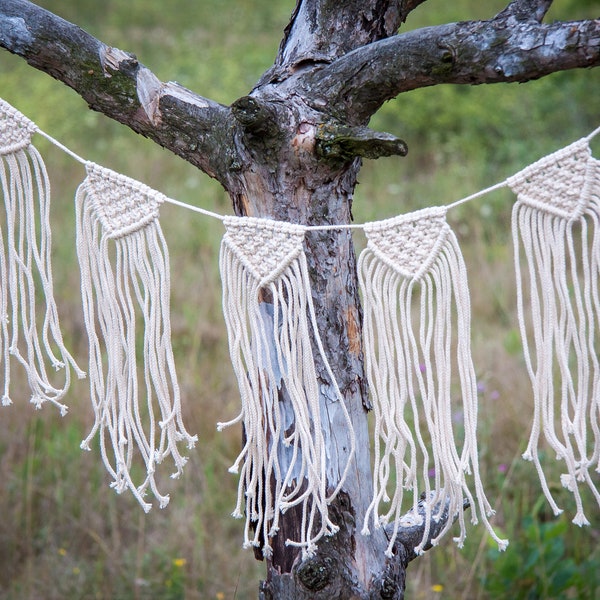 Macrame Banner - Etsy