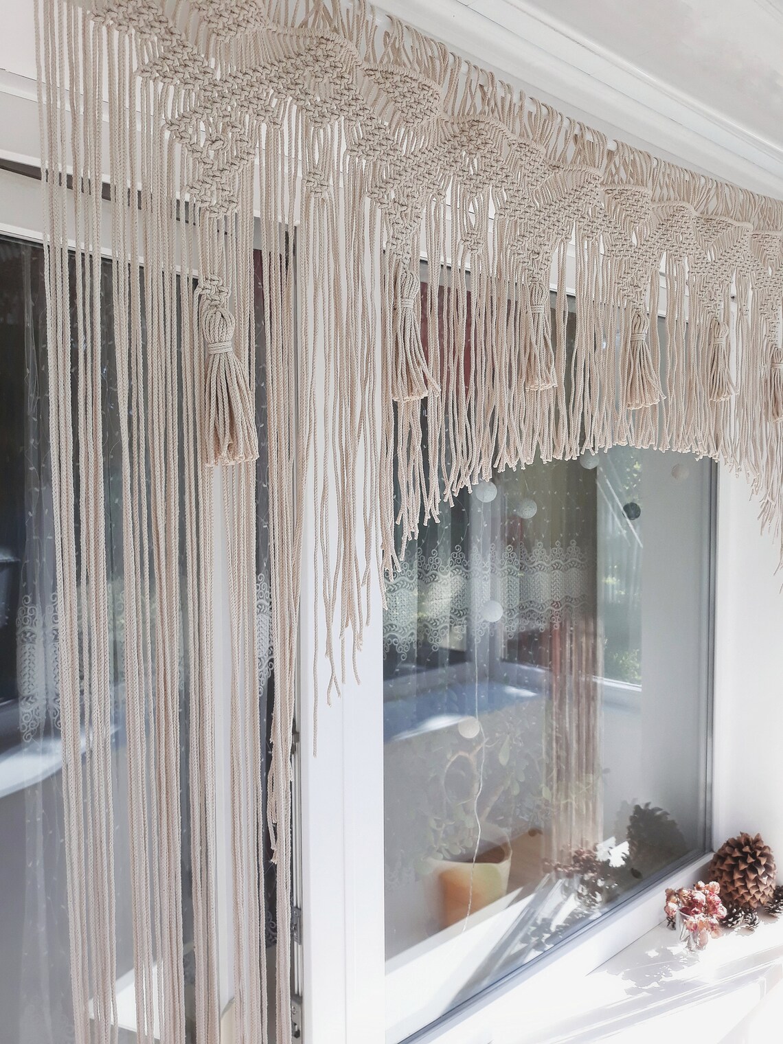 63 Width Macrame Arch Window Arch Boho Wedding Arch Home | Etsy