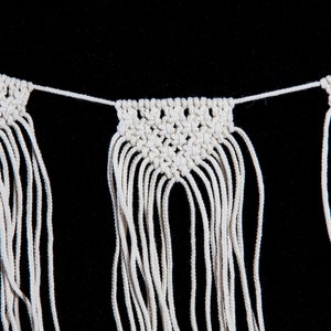 Macrame Banner Macrame Wall Hanging Bunting Garland Wall Decor Rope ...
