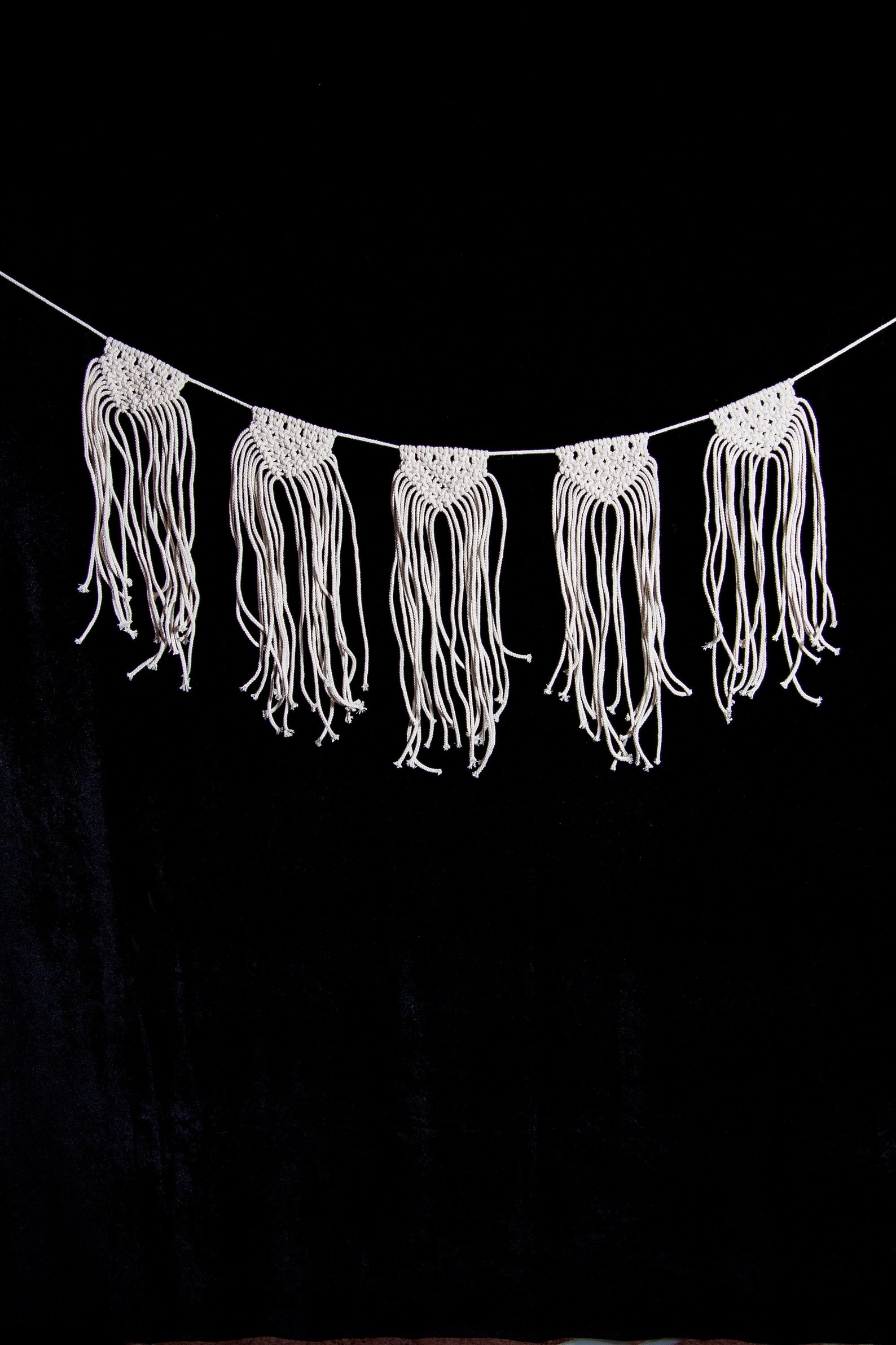 Macrame Banner Macrame Wall Hanging Bunting Garland Wall Decor - Etsy