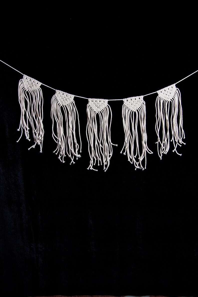 Macrame Banner Macrame Wall Hanging Bunting Garland Wall Decor - Etsy