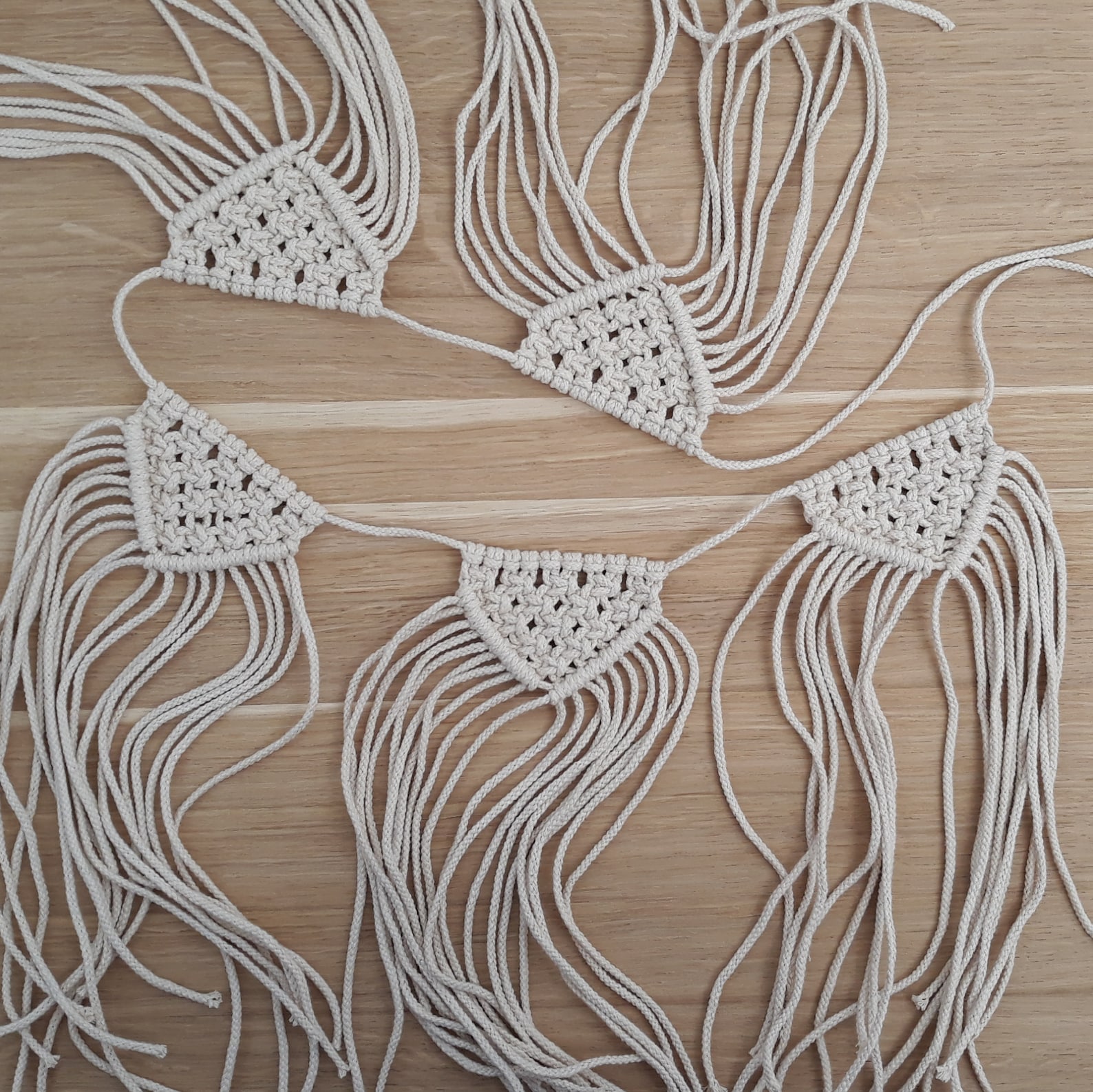 Macrame Banner Macrame Wall Hanging Bunting Garland Wall Decor | Etsy