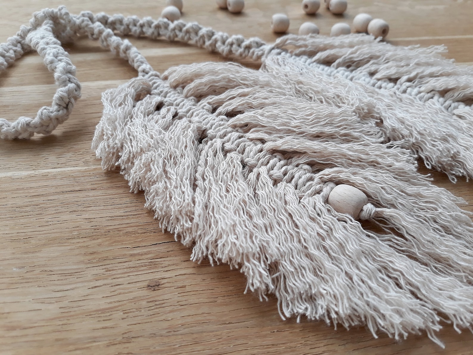 Set of 2 Macrame Tie Backs Curtain Holdback Feather Tiebacks - Etsy