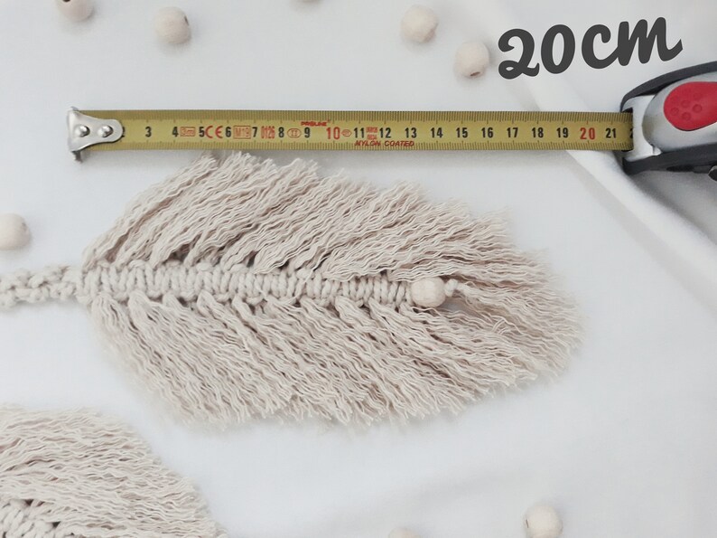 Set of 2 Macrame Tie Backs Curtain Holdback Feather Tiebacks | Etsy