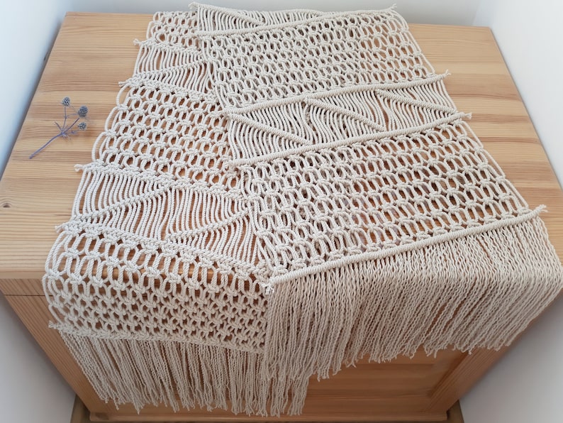 Macrame Table Runner Wedding Table Decor Boho Wedding Rustic | Etsy