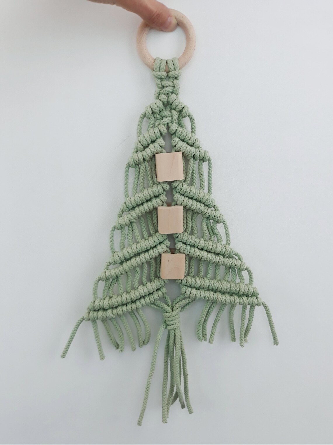 Macrame Christmas Tree Mini Macrame Wall Hanging New Year Tree - Etsy