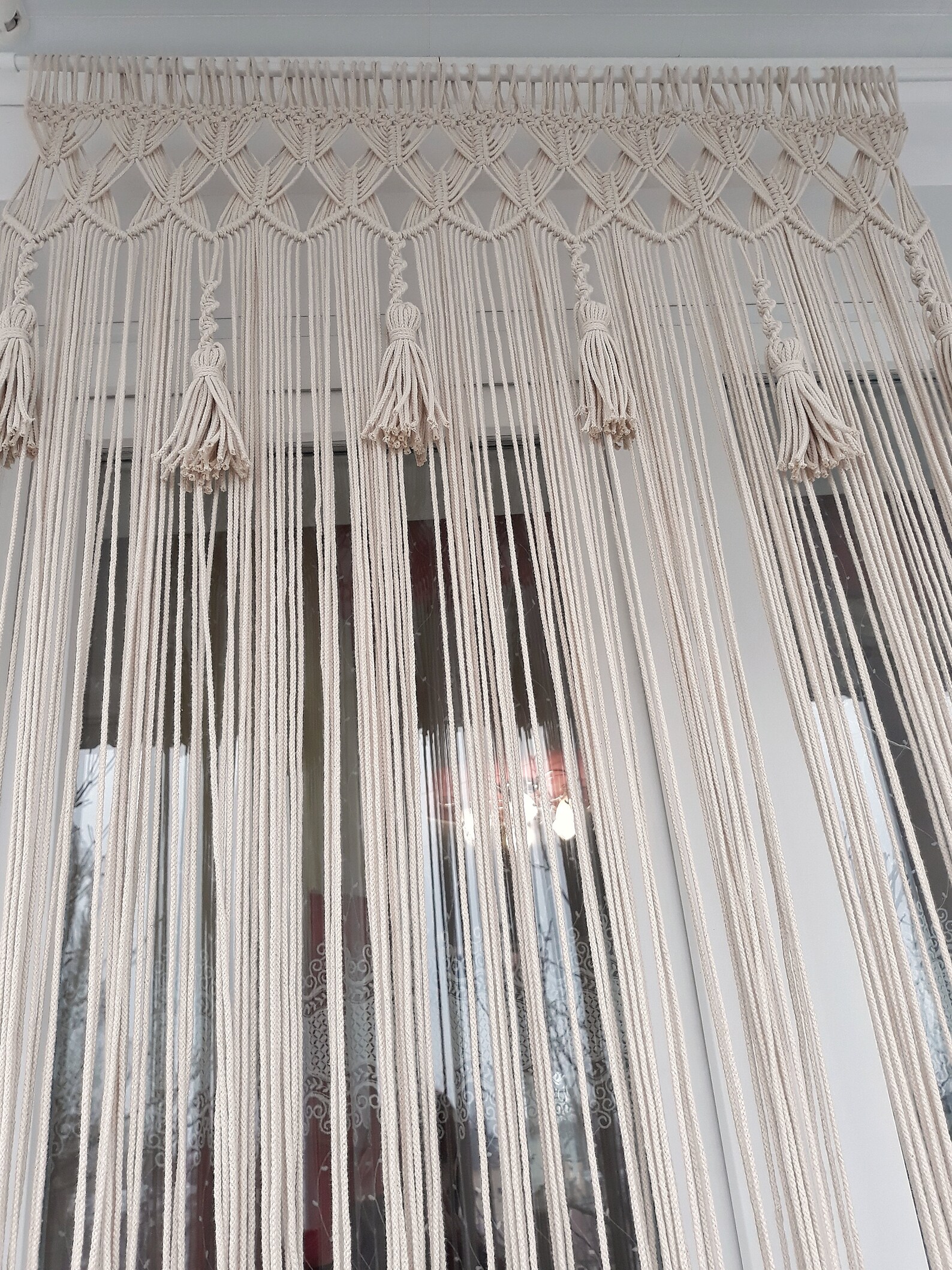 Macrame Door Curtain Door Panel Macrame Room Divider Boho Room ...