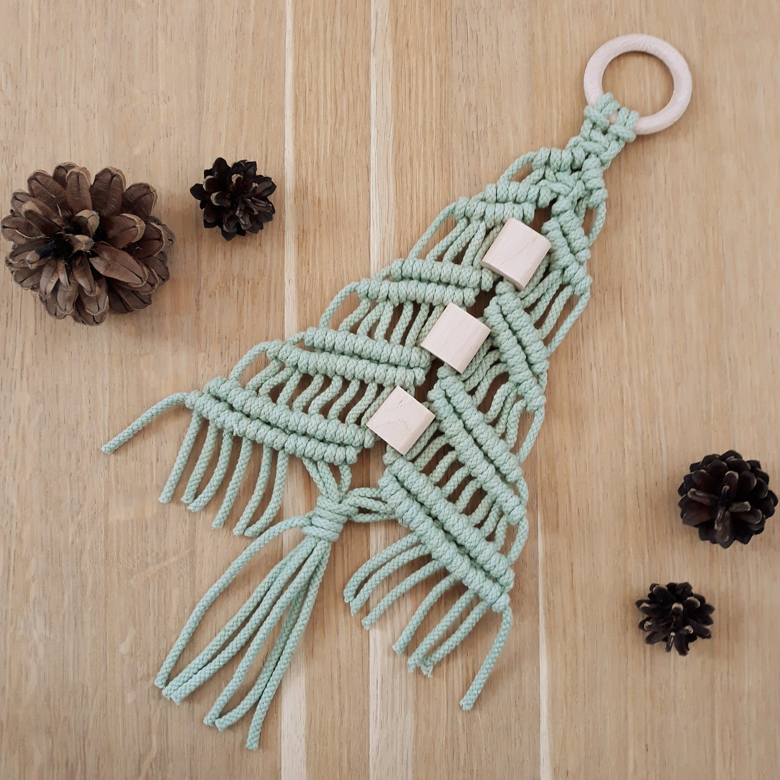 Macrame Christmas Tree Mini Macrame Wall Hanging New Year Tree - Etsy