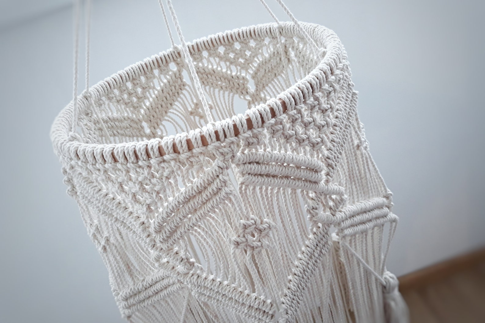 Macrame Chandelier Large Macrame Ceiling Hanging Bohemian Home - Etsy