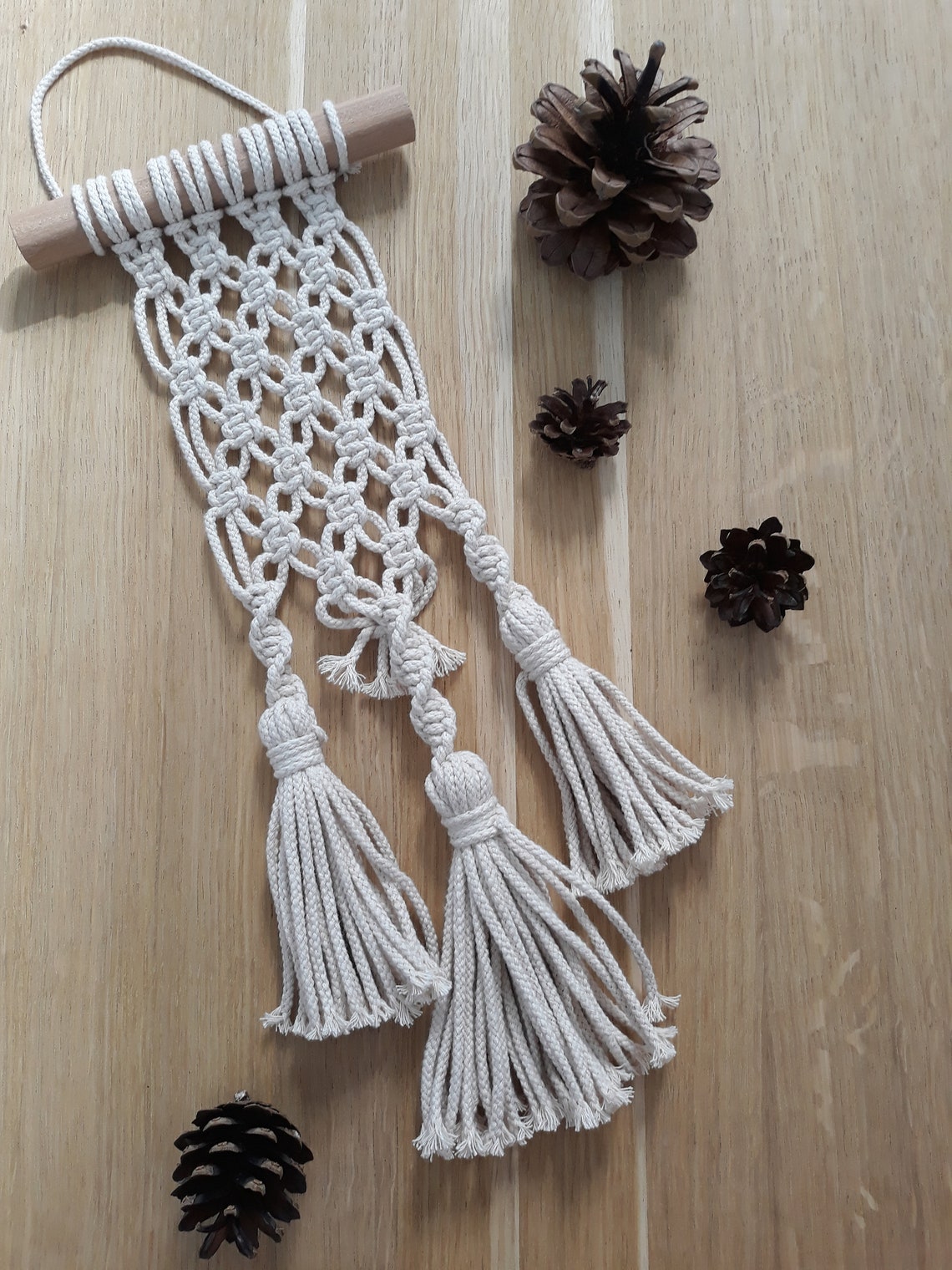 Macrame Wall Hanging Small Wall Hanging Bohemian Decor Mini - Etsy