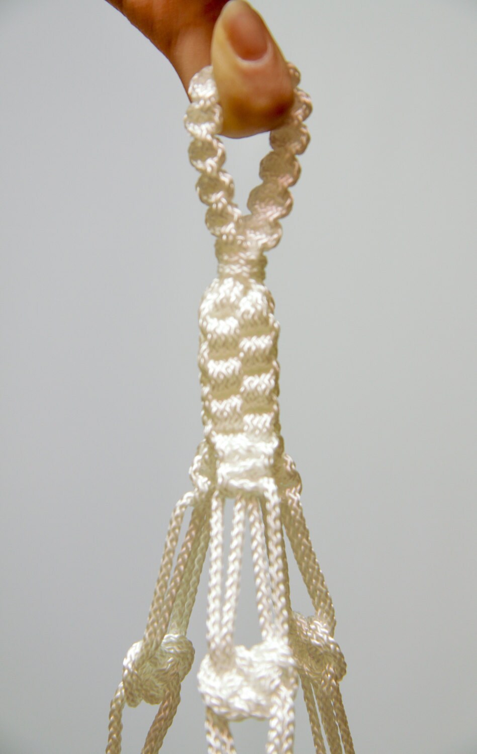 Small Macrame Plant Hanger 15", 20", 24" Hanging Planter Mini Pot ...