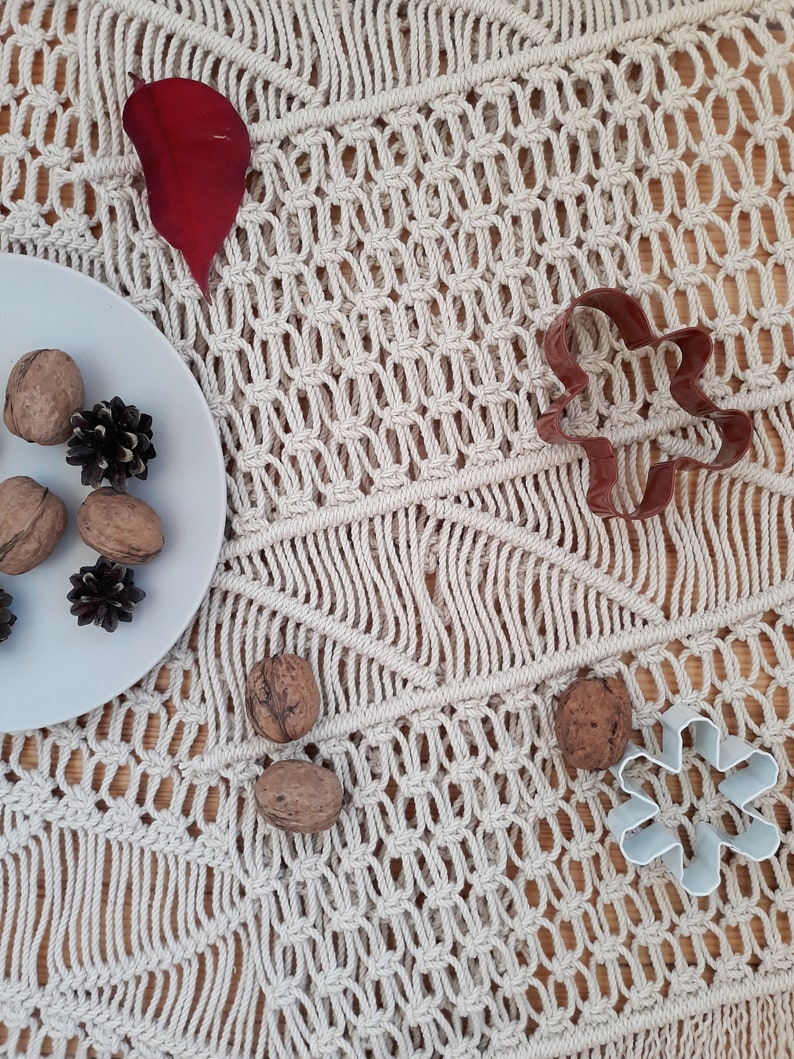 Macrame Table Runner Wedding Table Decor Boho Wedding Rustic | Etsy