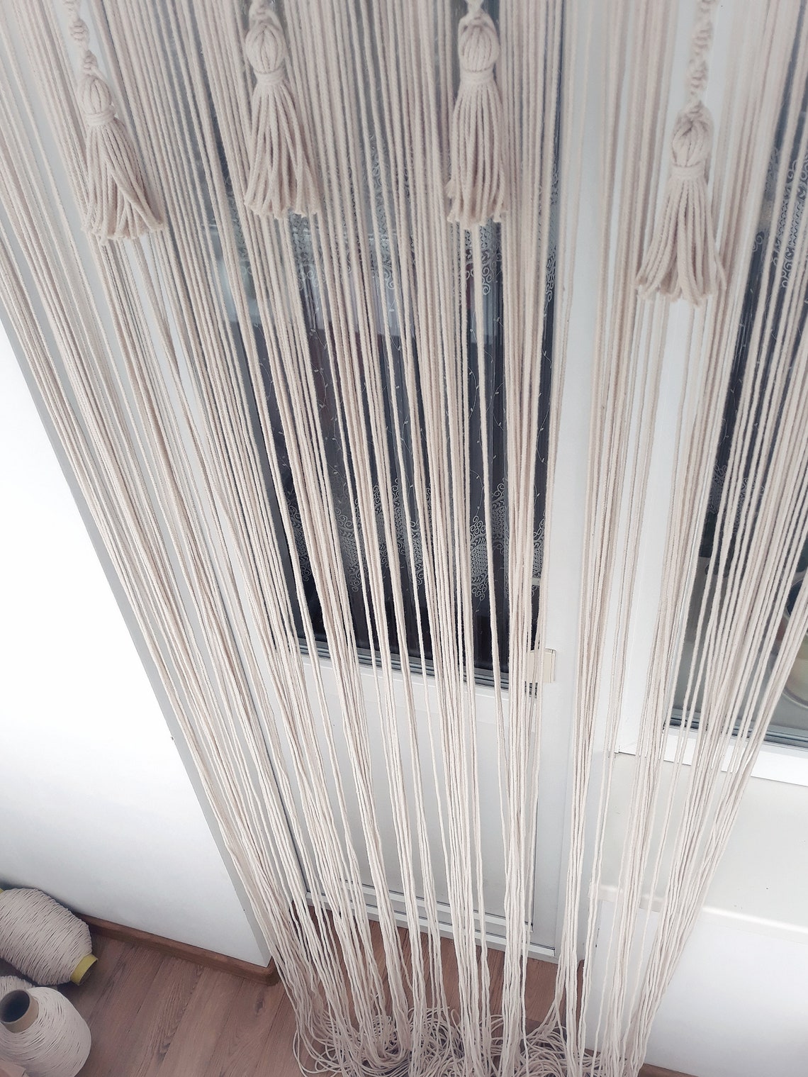 Macrame Door Curtain Door Panel Macrame Room Divider Boho Room ...