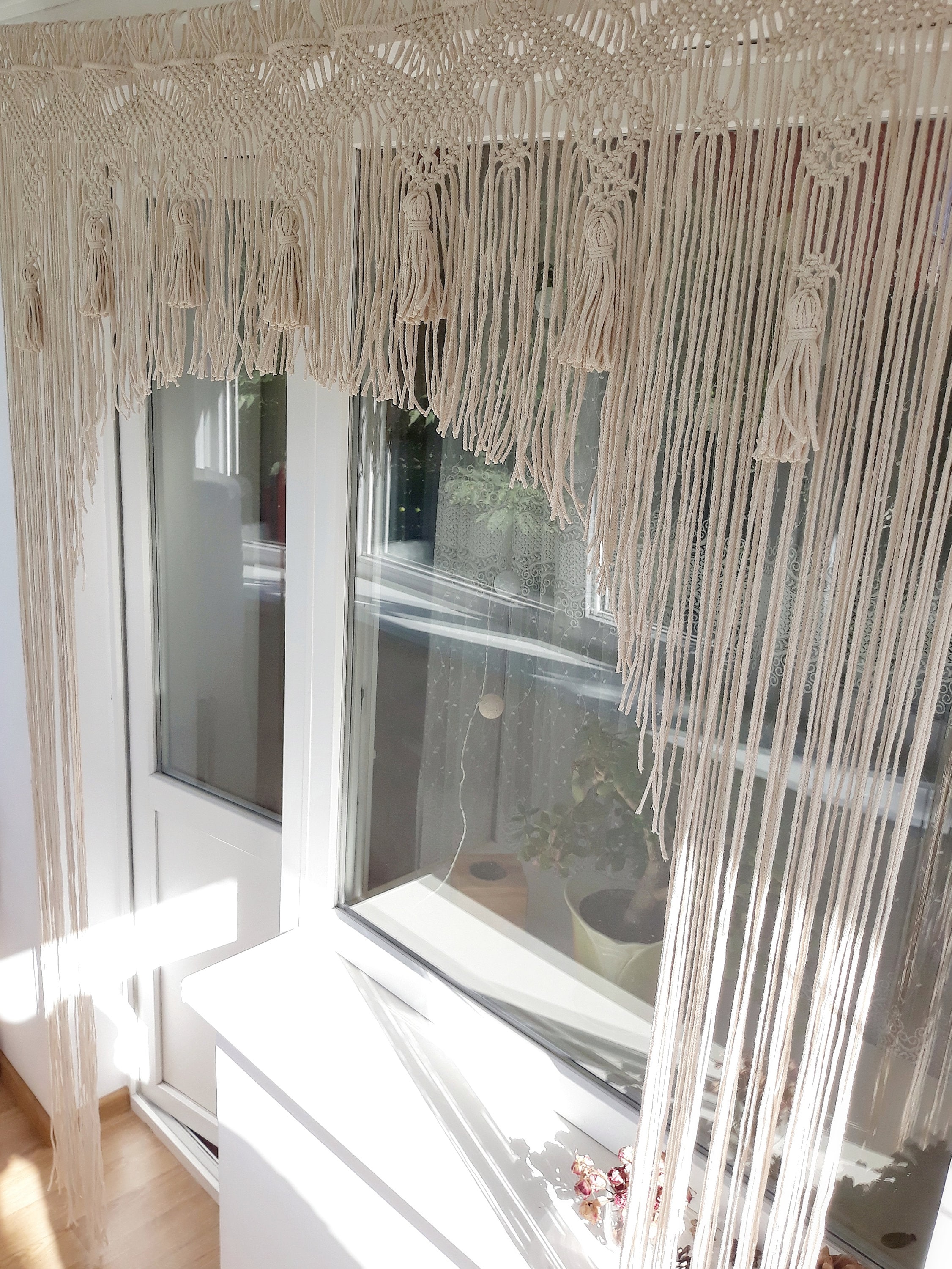 63 Width Macrame Arch Window Arch Boho Wedding Arch Home | Etsy