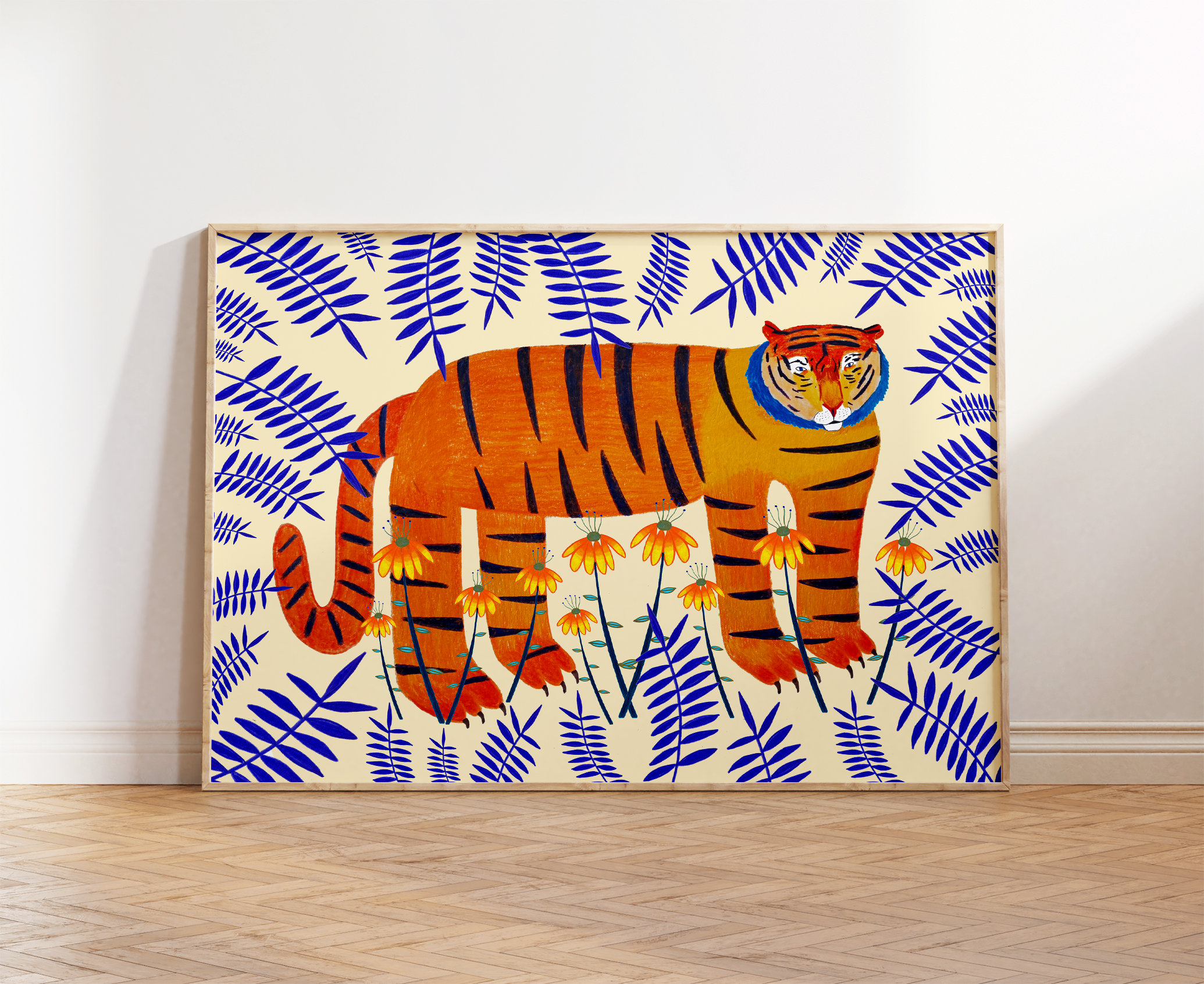 Tiger Drawings For Kids