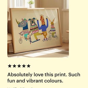 Fun Day Art Print, Kids Wall Art, Gift for Children, Bright Colorful ...