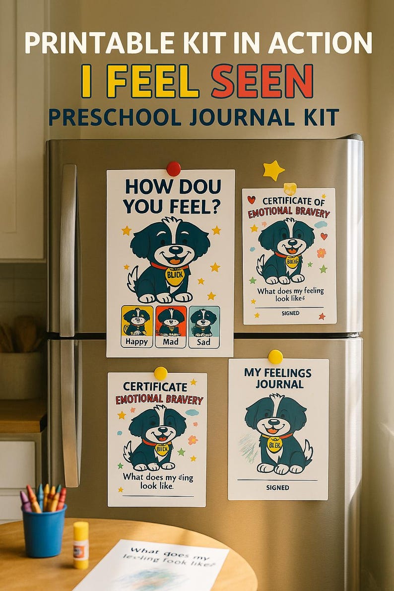 Feelings Journal for Kids: Printable SEL Activity, Emotion Tracking ...