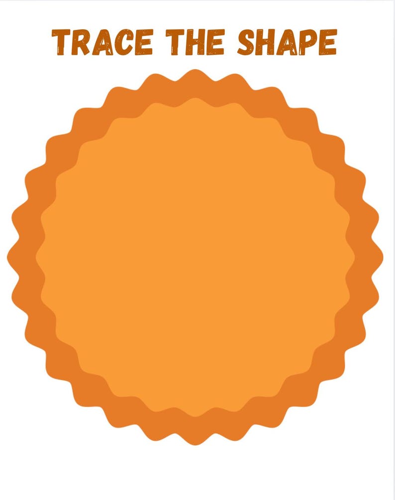 Trace the Shape Printable | Preschool Fine Motor Activity | Shape ...