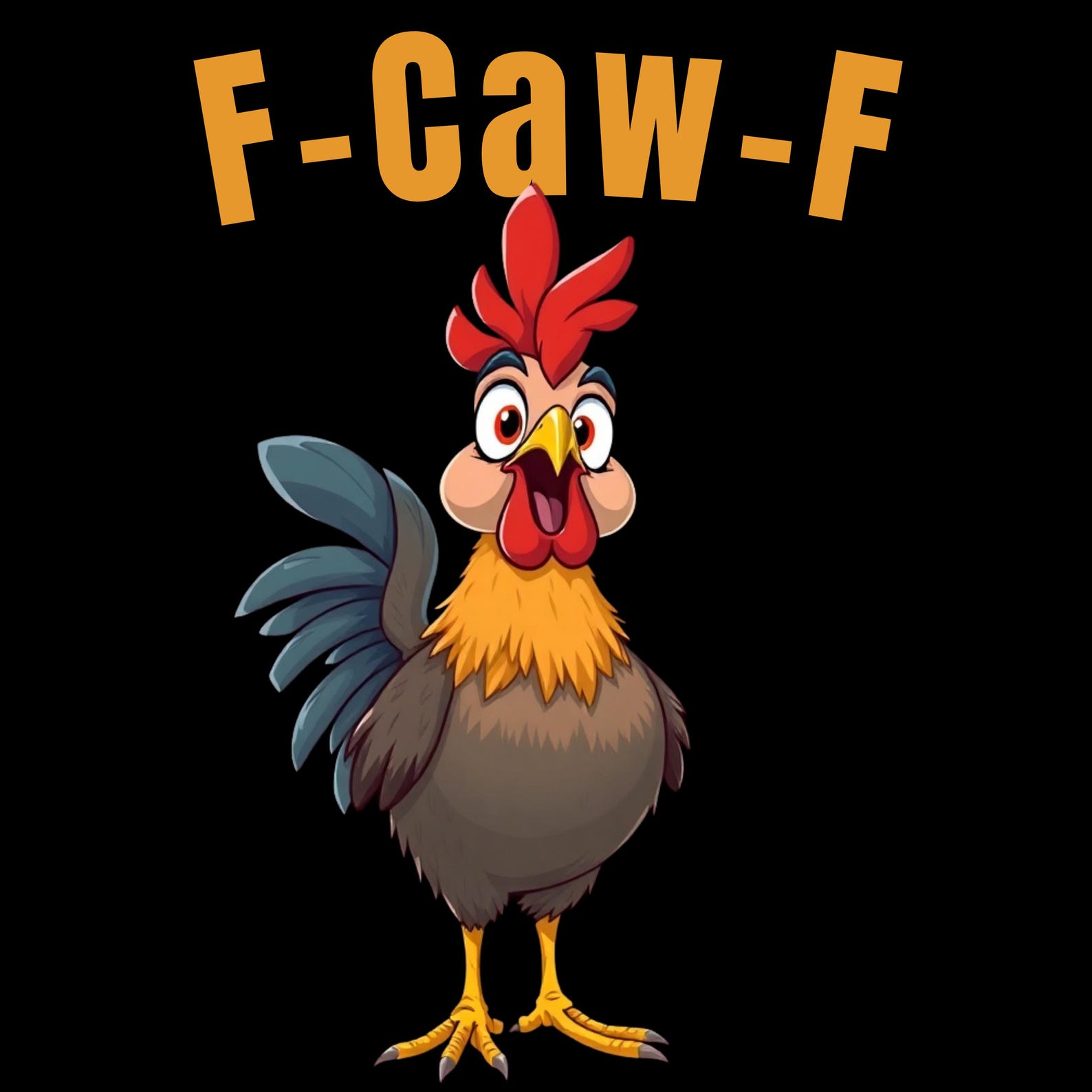 Funny Screaming Rooster Meme PNG: Chicken Farm Art (digital Download ...