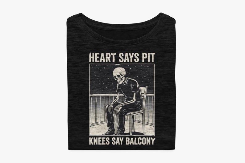 Heart Says Pit Knees Say Balcony PNG, Skeleton Quote Sublimation Design ...