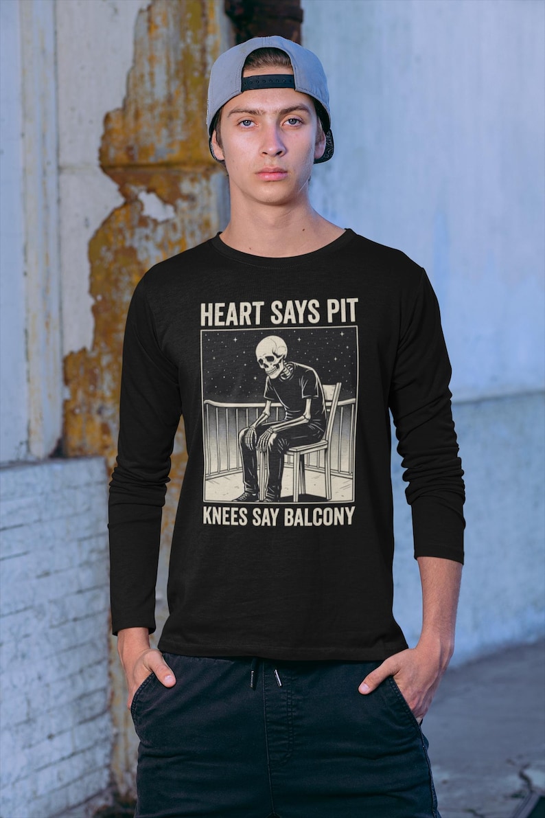 Heart Says Pit Knees Say Balcony PNG, Skeleton Quote Sublimation Design ...