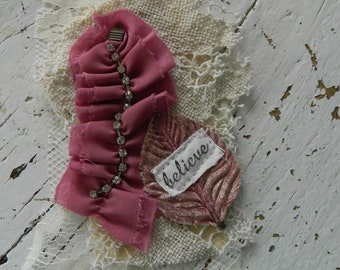 Set of Paper Tags Embellished Journal Tags Junk Journal Tags Pretty ...