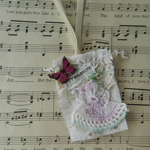 Embellished Paper Tags Shabby Journal Tags Set of Tags Junk Journal ...