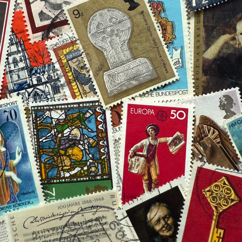 European Postal Stamps - Etsy