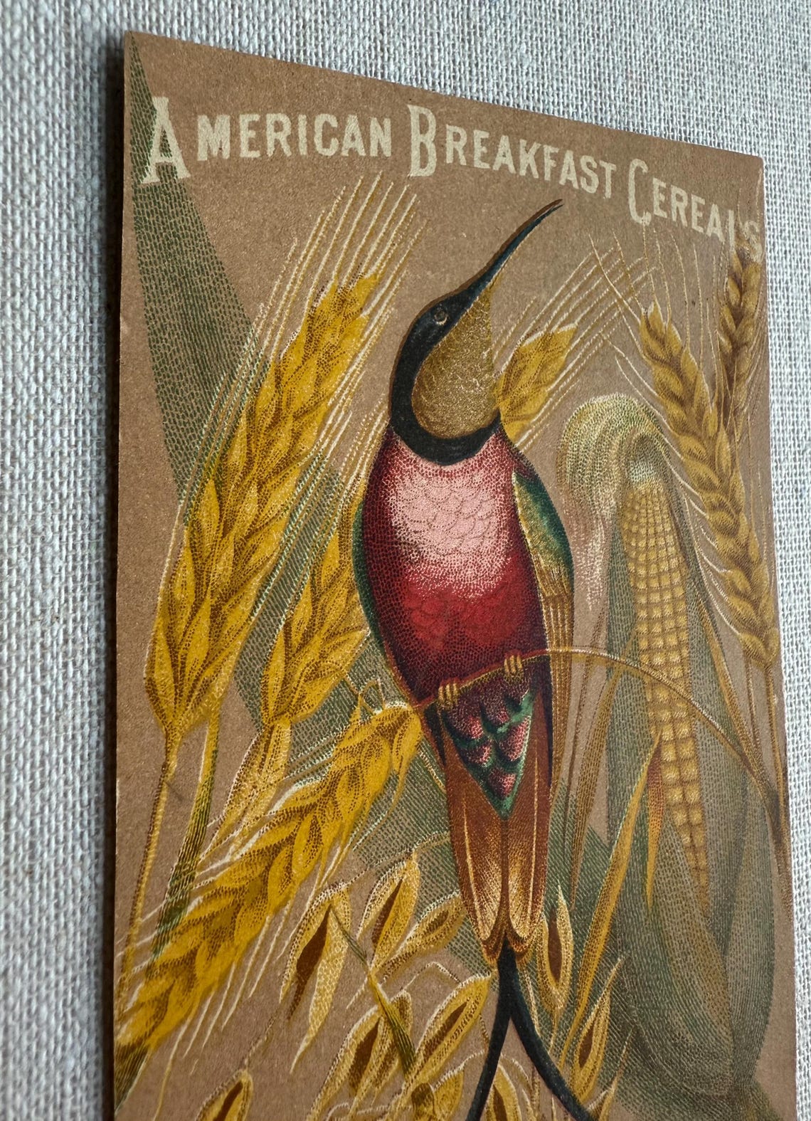 American Breakfast Cereals Advertisement Card - Etsy