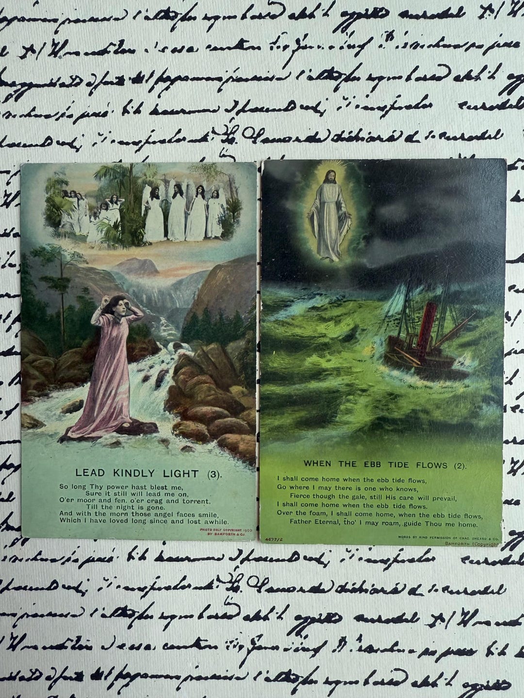 Bamforth & Co Antique Postcards - Set of 2 - Etsy