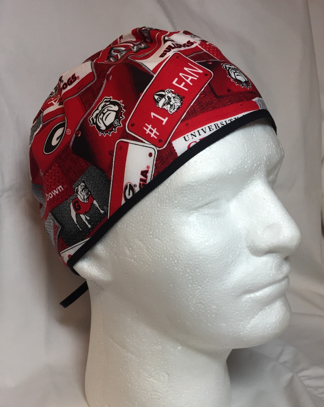 Men's Basic Scrub Hat - UGA License Plates - AM001 - Etsy