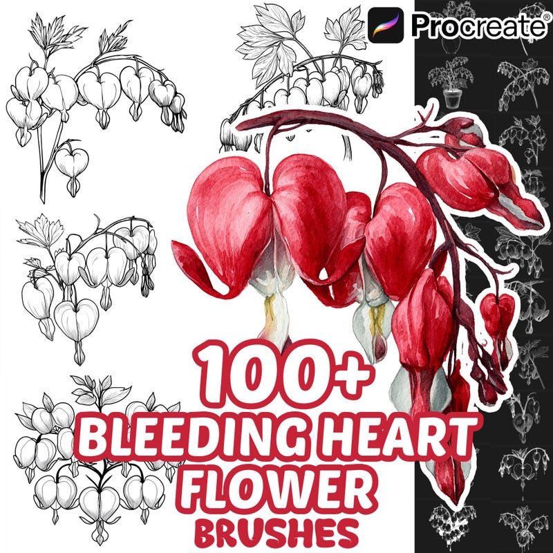 Bleeding Hearts Tattoos - Etsy