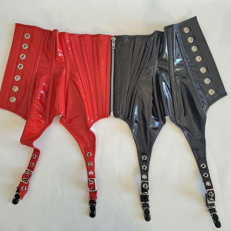 Corset With Garters - Etsy