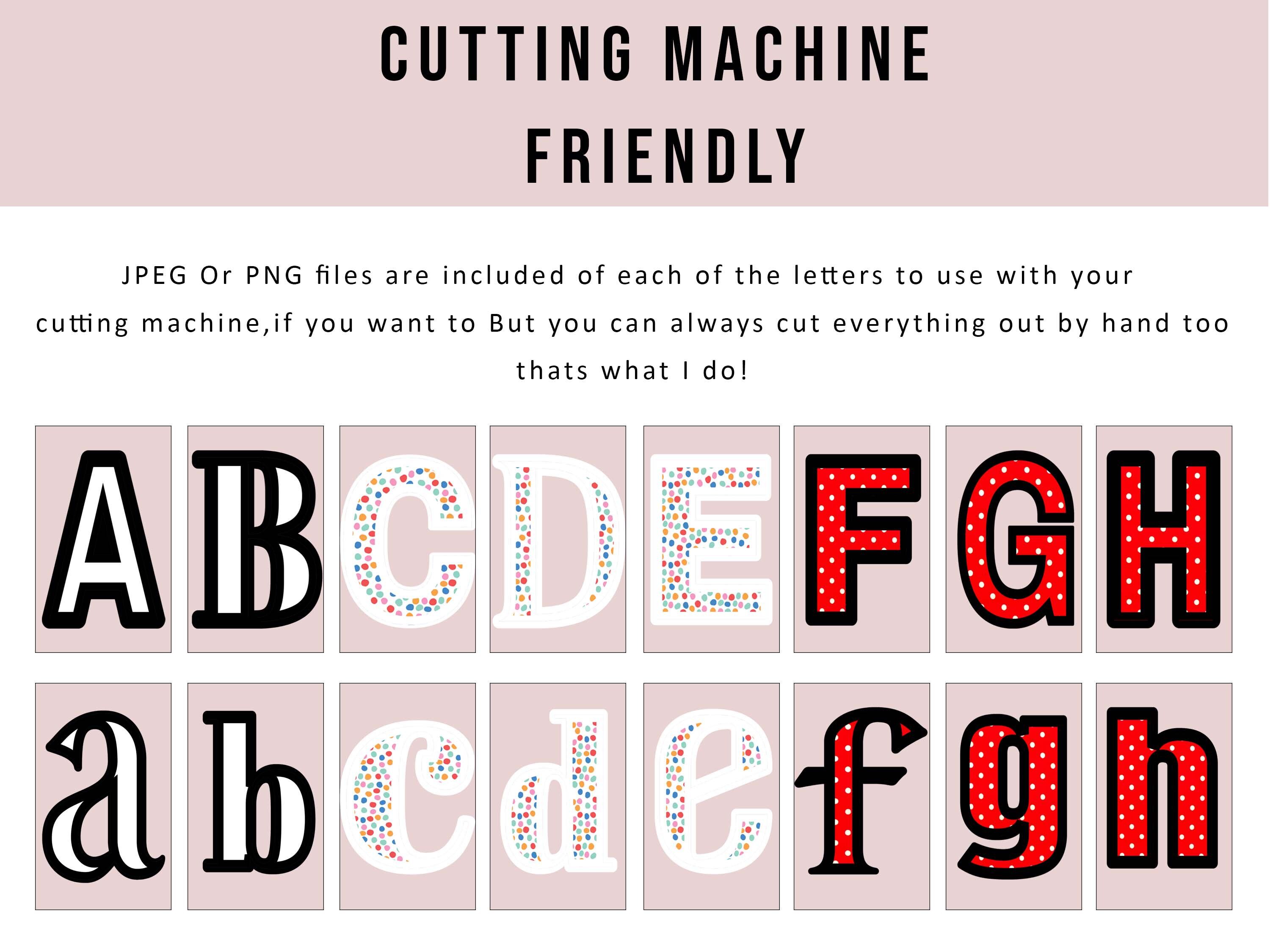 Black and White Printable Bulletin Board Letters: Primary Font ...