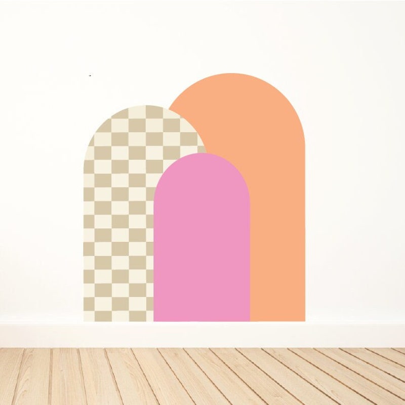 Checkered Arch Backdrop - Etsy