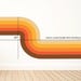 Retro Stripe Wall Decal / Retro Stripes / Stripes Wall Decal / Retro ...