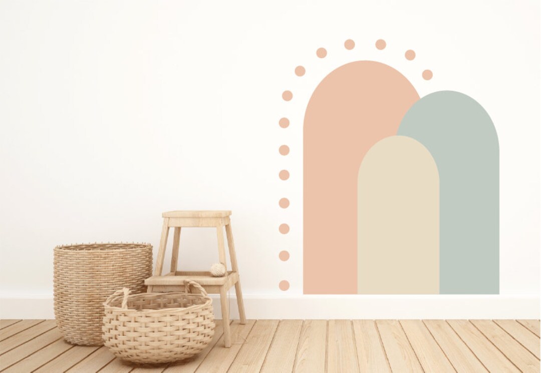 Boho Arch Wall Decal / Peel and Stick / Wall Decals / Boho - Etsy