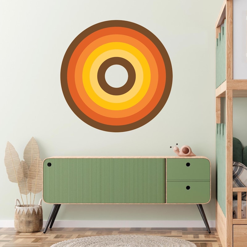Round Wall Decal - Etsy UK