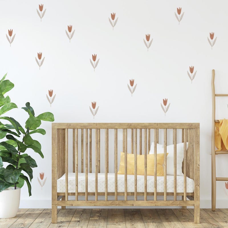 Tulip Wall Decals Nursery - Etsy