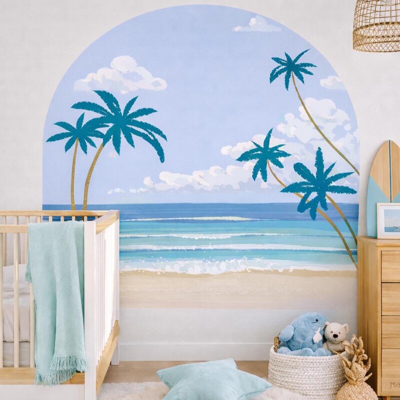 Tropical Arch Decal - Etsy