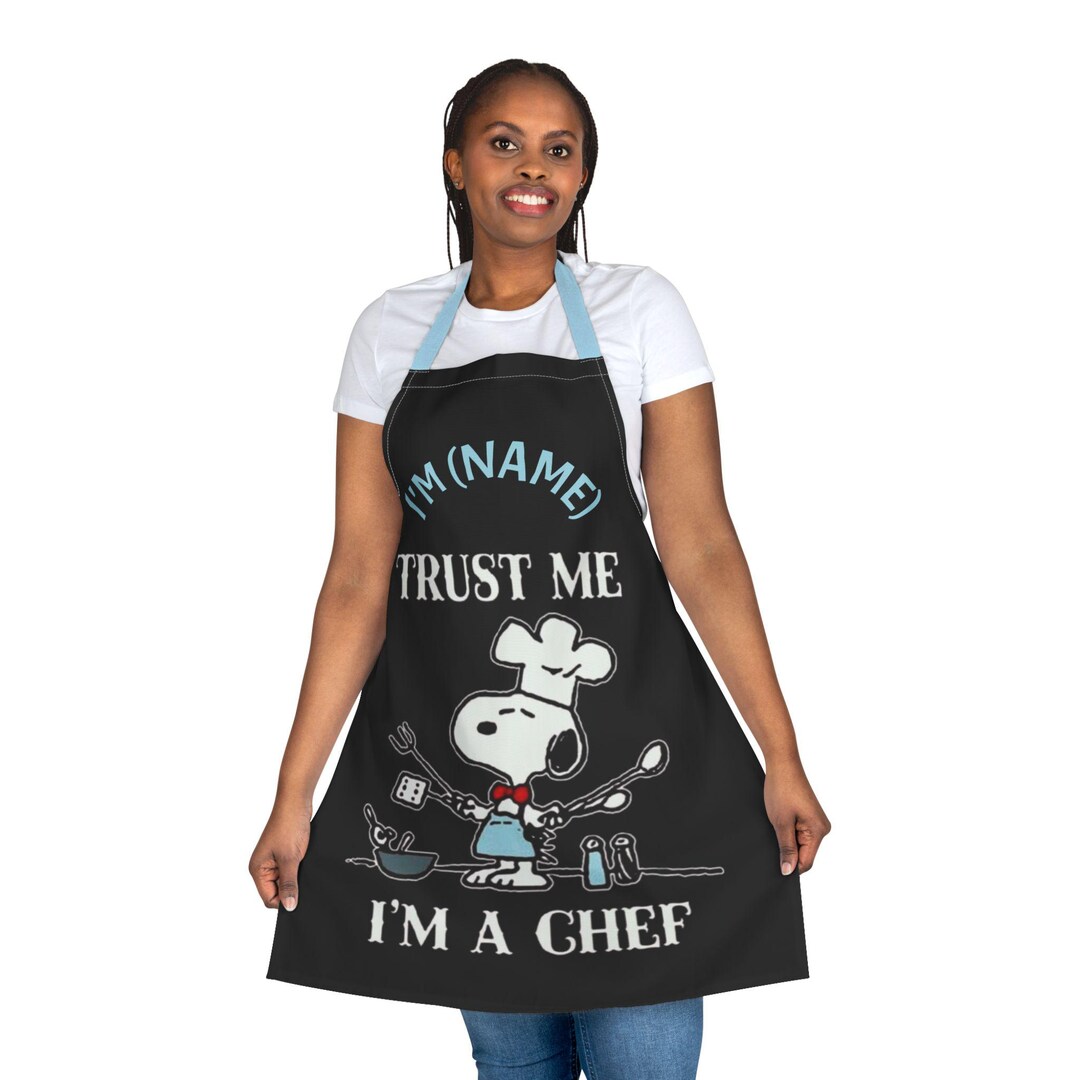 Personalized Snoopy Chef Apron, Funny Cooking Gift - Etsy