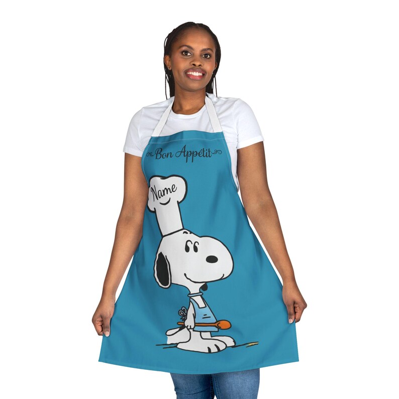 Personalized Cartoon Dog Chef Apron, Bon Appetit Cooking Apron - Etsy