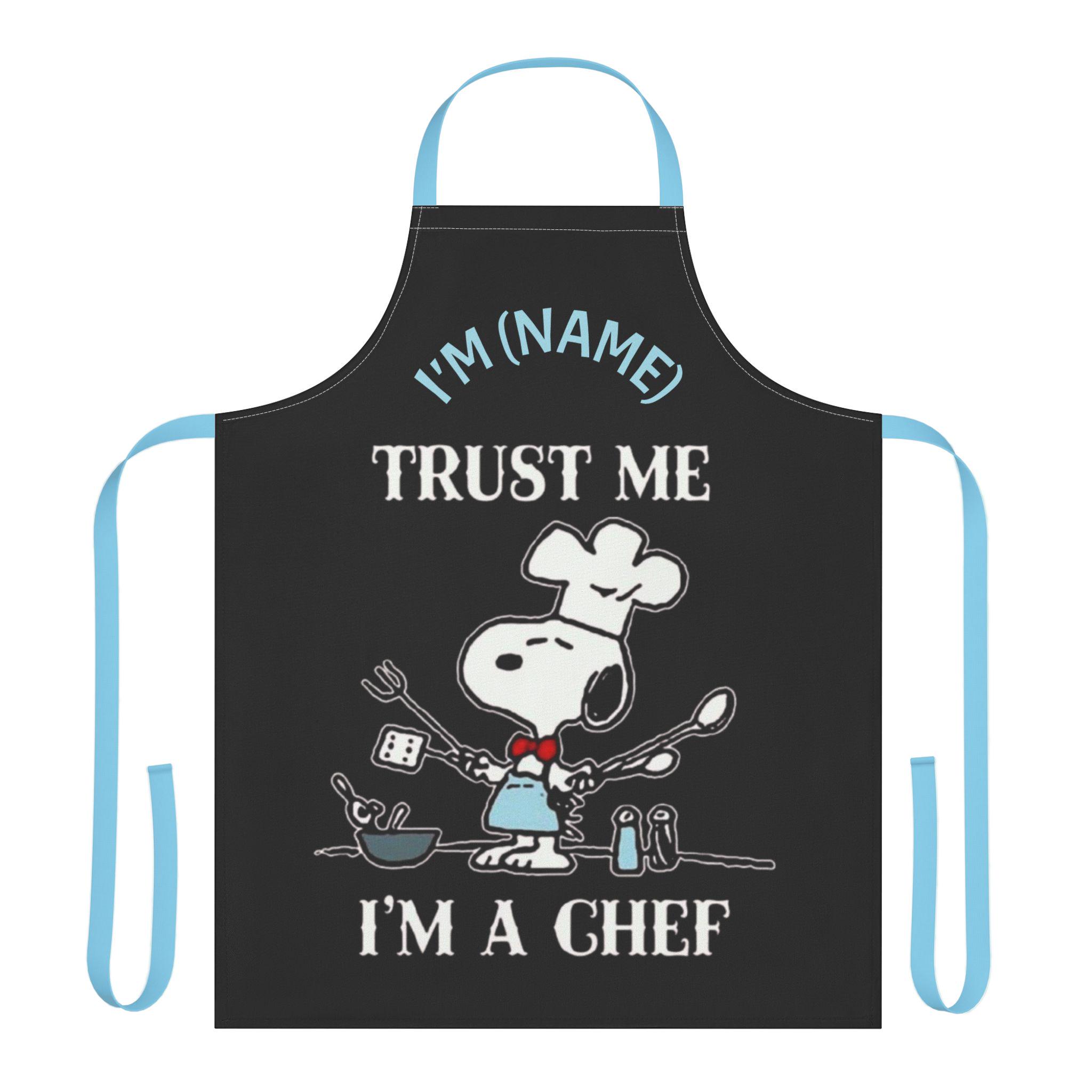 Personalized Snoopy Chef Apron, Funny Cooking Gift - Etsy