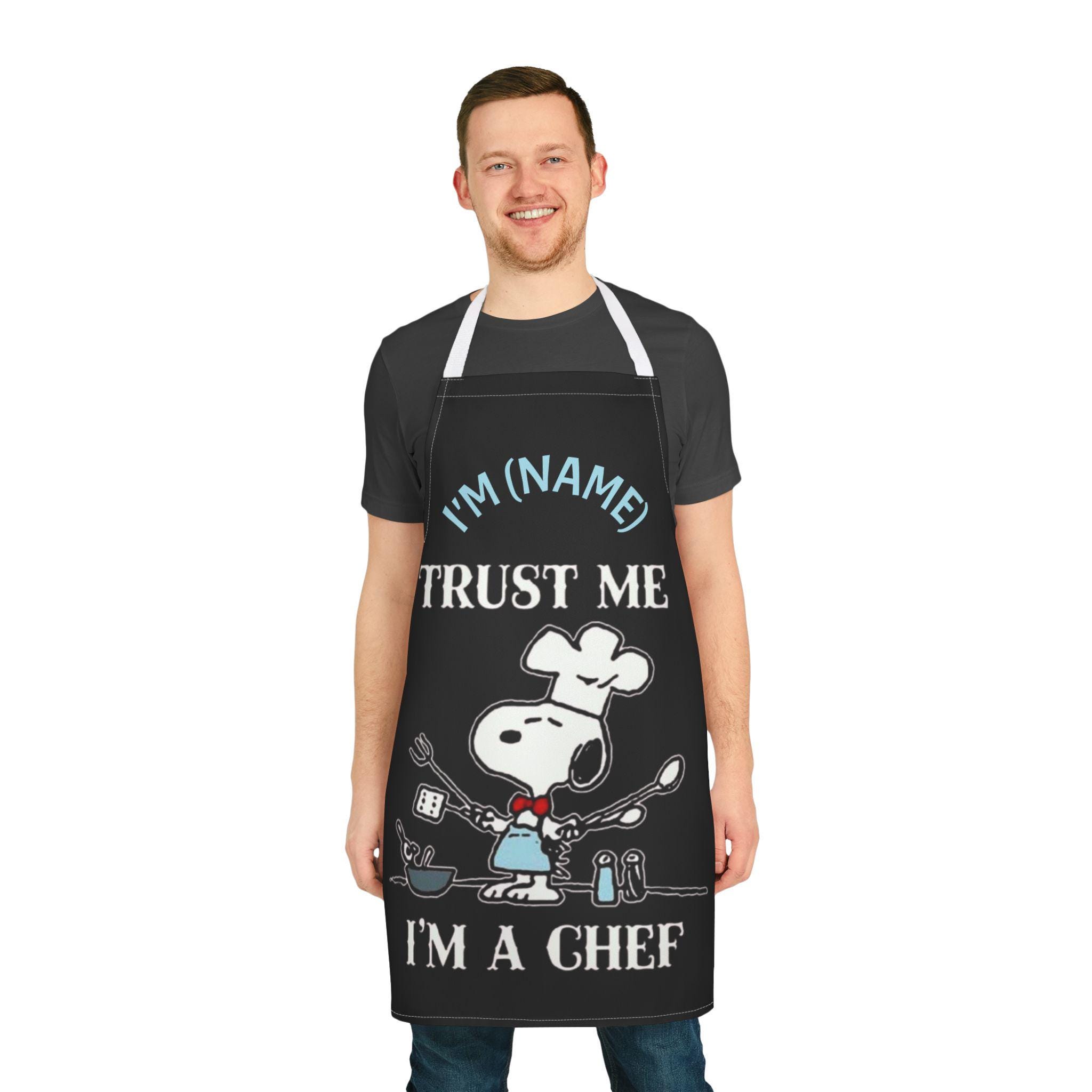 Personalized Snoopy Chef Apron, Funny Cooking Gift - Etsy
