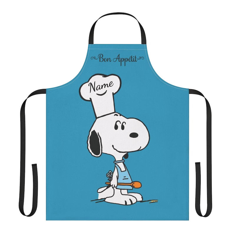 Personalized Cartoon Dog Chef Apron, Bon Appetit Cooking Apron - Etsy