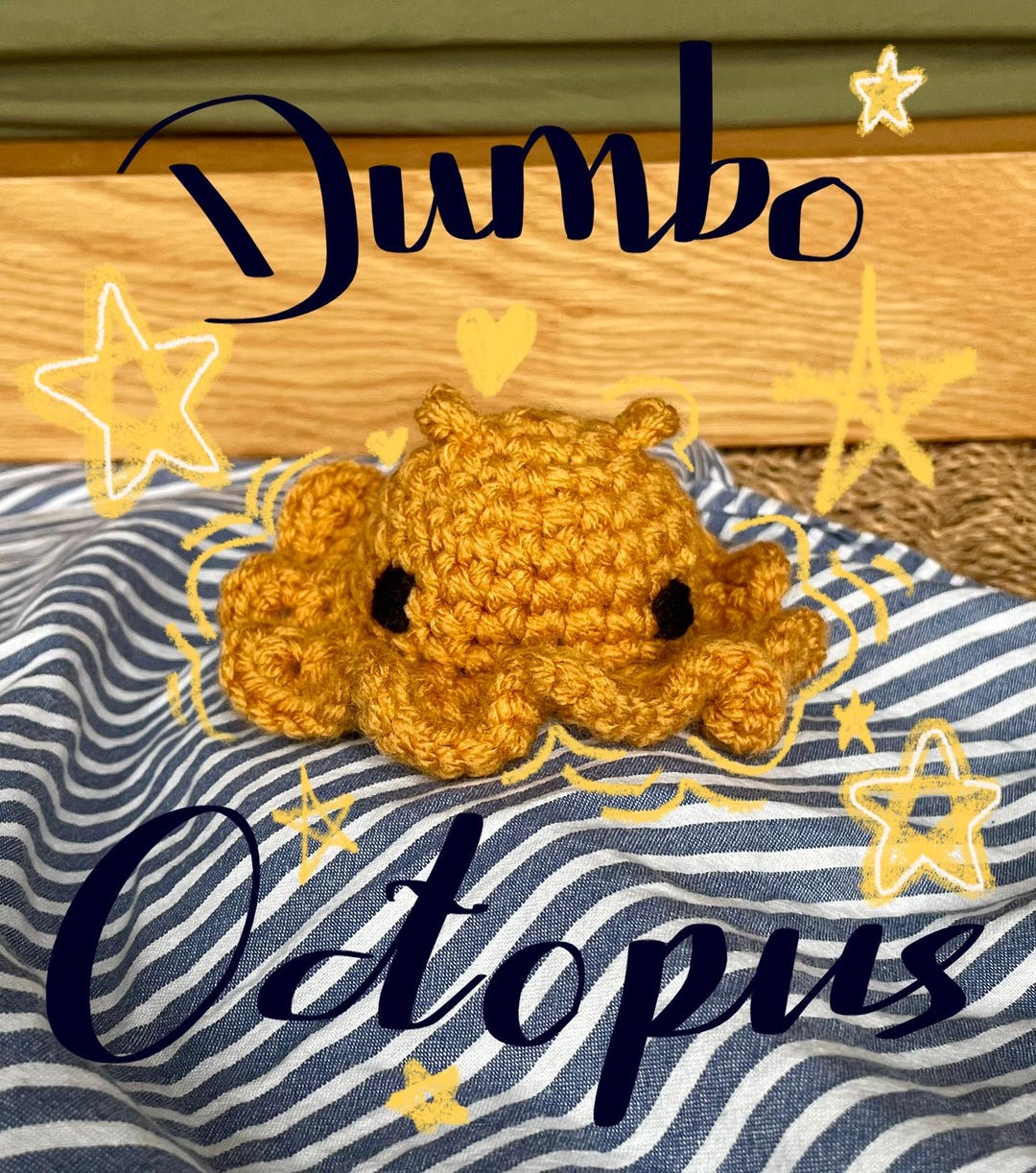 Dumbo Octopus Crochet Plush, Super Squishy Octo Amigurumi Teddy - Etsy UK