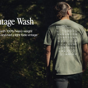 National Park Checklist T-shirt National Park Scratch off - Etsy