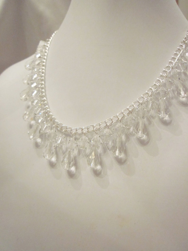 The Princess Crystal Creations Cluster Necklace clear - Etsy