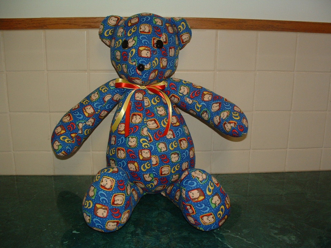 Curious George Bear - Etsy
